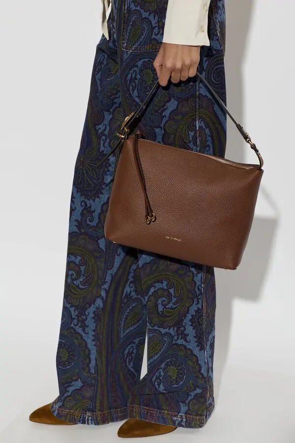 Etro Hobo Medium’ Leather Bag