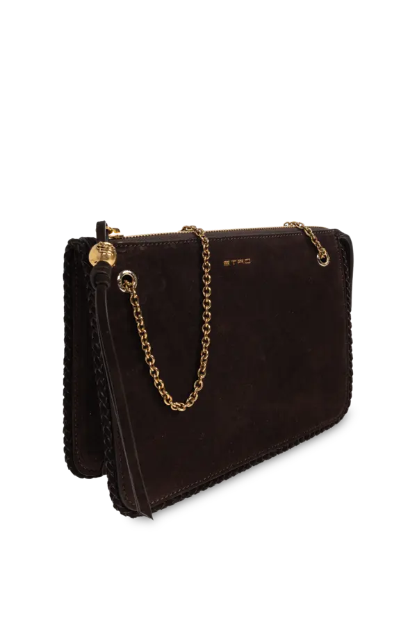 Etro Suede Bag With Logo