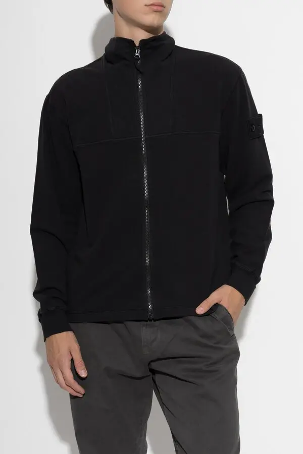 Stone Island Sweatshirt With Logo Patch