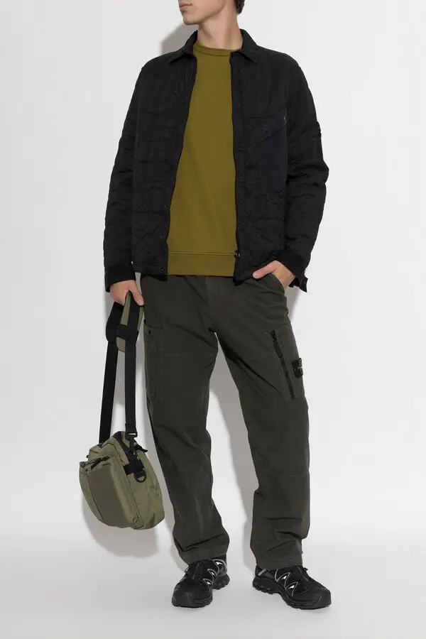 Stone Island Jacket With Logo Patch