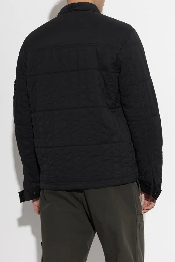 Stone Island Jacket With Logo Patch
