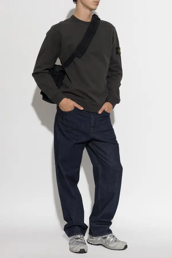 Stone Island Sweatshirt With Logo Patch
