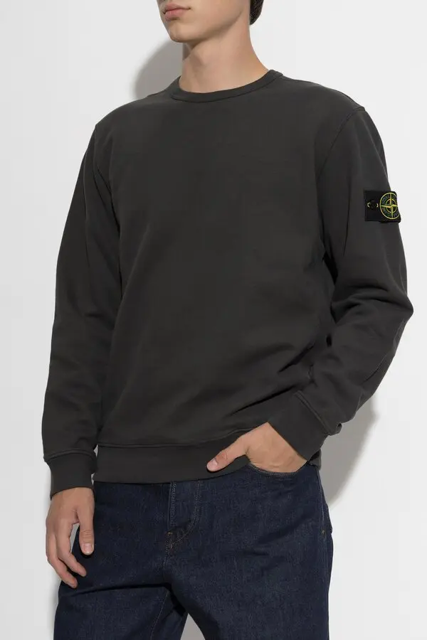 Stone Island Sweatshirt With Logo Patch