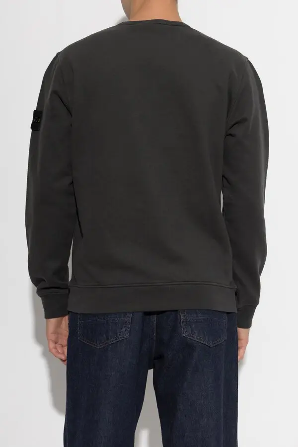 Stone Island Sweatshirt With Logo Patch