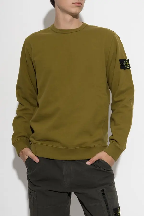 Stone Island Sweatshirt With Logo Patch