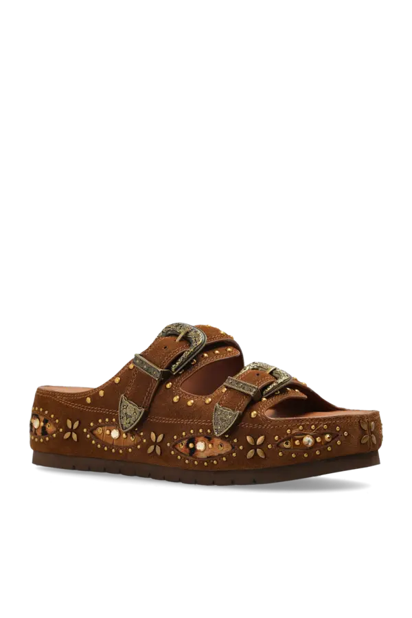 Kurt Geiger Platform Sandals ‘western Buckle
