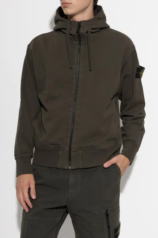 Stone Island Sweatshirt With Logo Patch