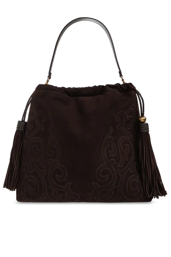 Etro Suede Bag "kalispera Large - Brown