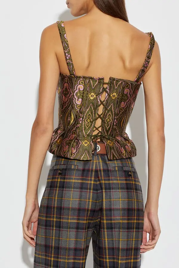 Etro Fitted Patterned Top
