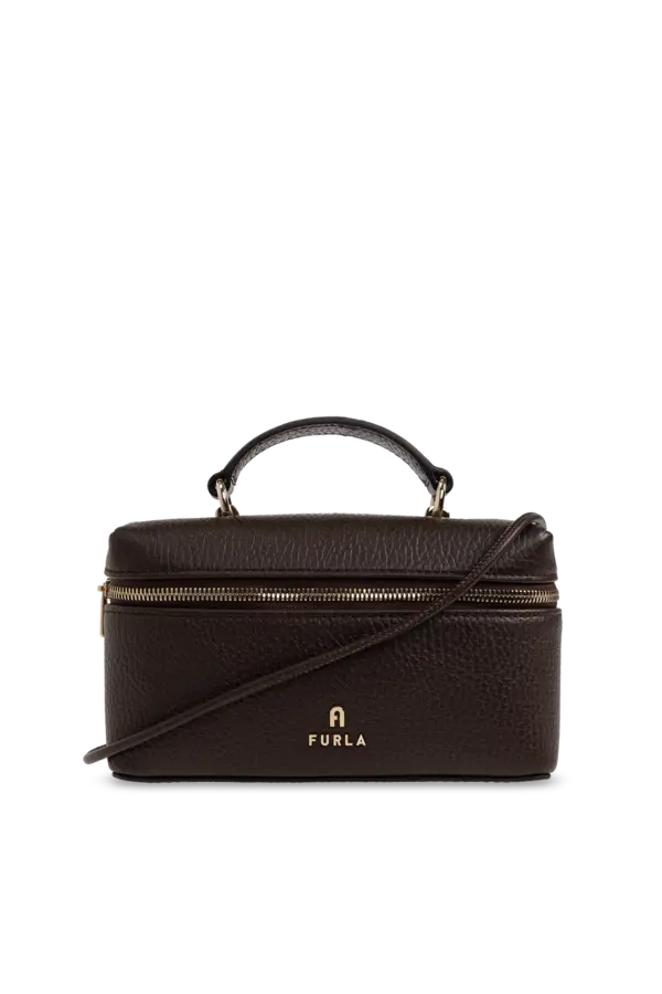 Furla Camelia Micro’ Leather Bag - Brown