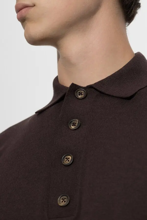 Eleventy Long-sleeve Polo