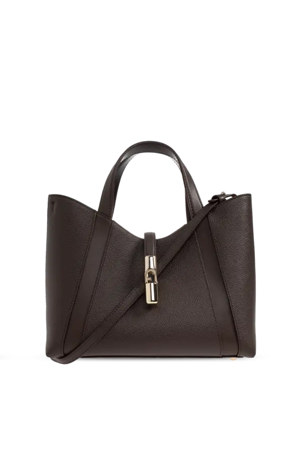 Furla Goccia S Leather Bag - Brown