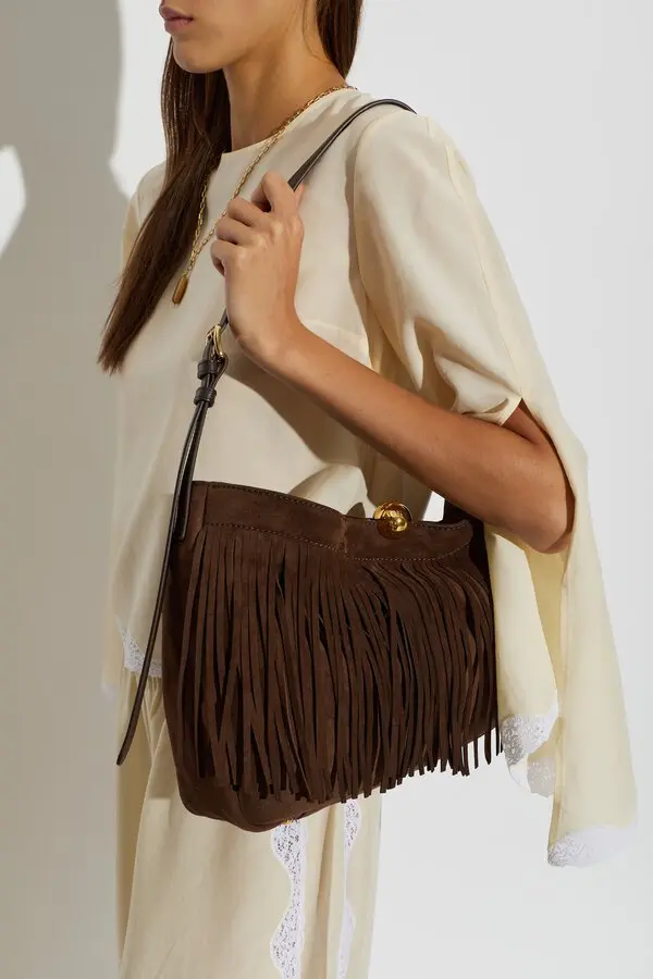 Furla Suede Bag ‘sfera Soft L