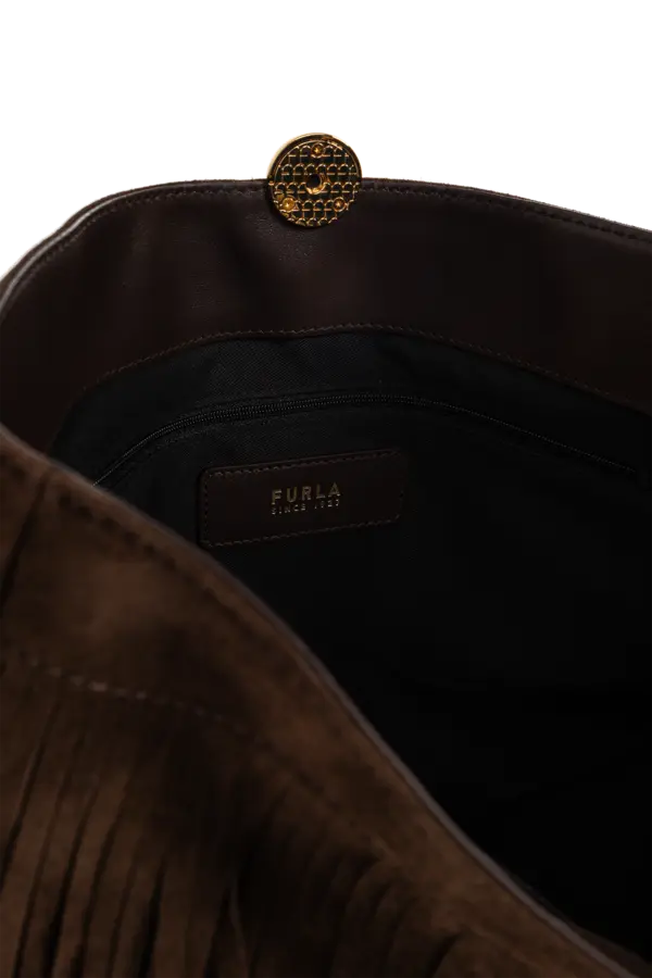 Furla Suede Bag ‘sfera Soft L