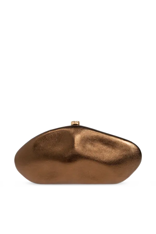 Cult Gaia Leather Clutch ‘the Caldera