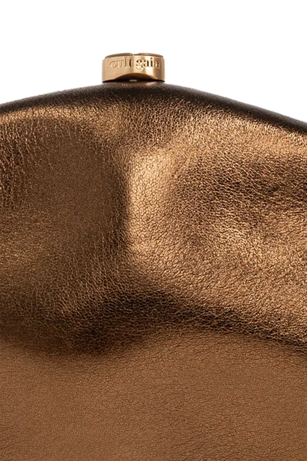 Cult Gaia Leather Clutch ‘the Caldera