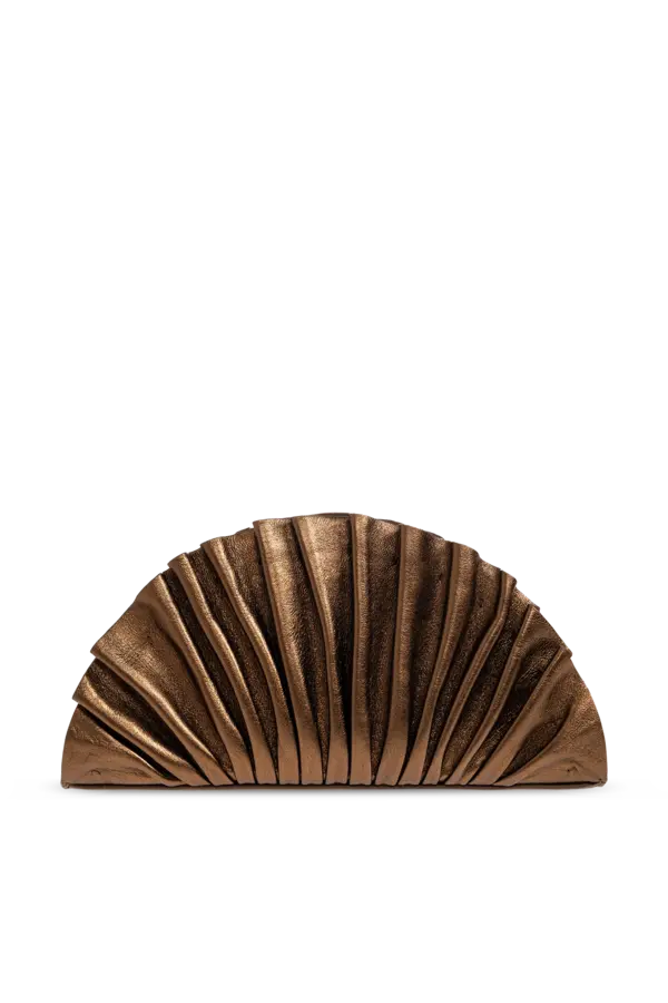 Cult Gaia Leather Clutch Bag ‘nala Mini