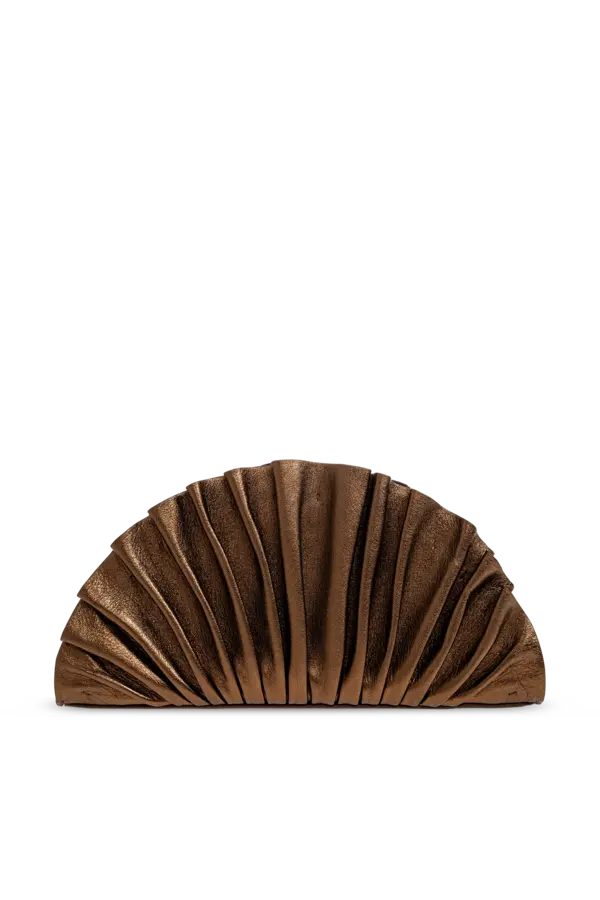 Cult Gaia Leather Clutch Bag ‘nala Mini