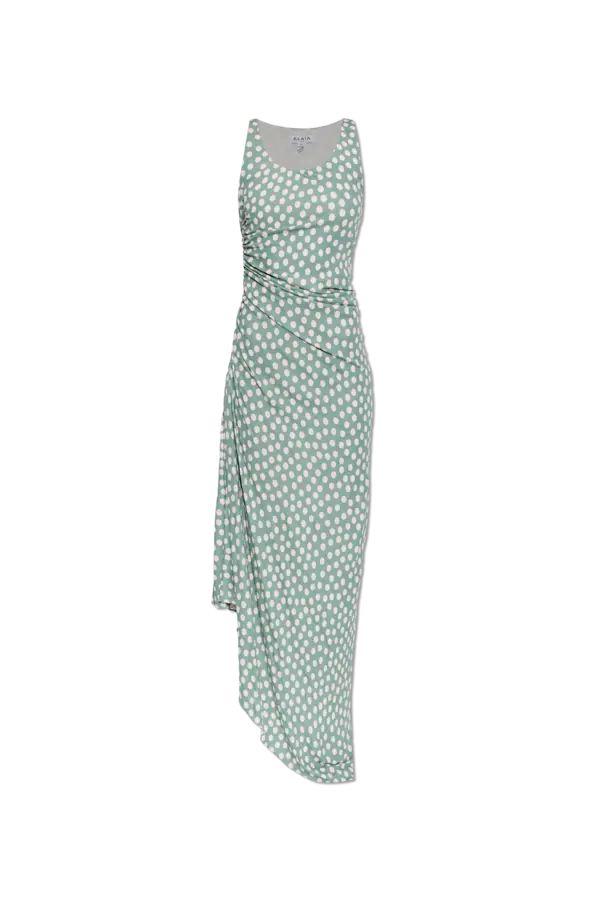 Alaïa Polka Dot Dress - Green