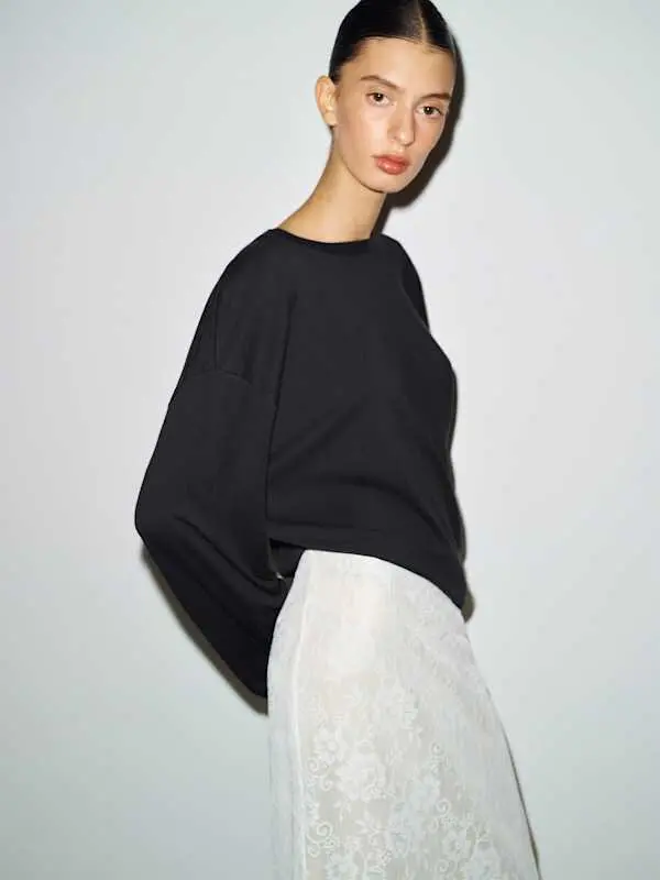 REFORMATION Wren Oversized Long Sleeve T-shirt