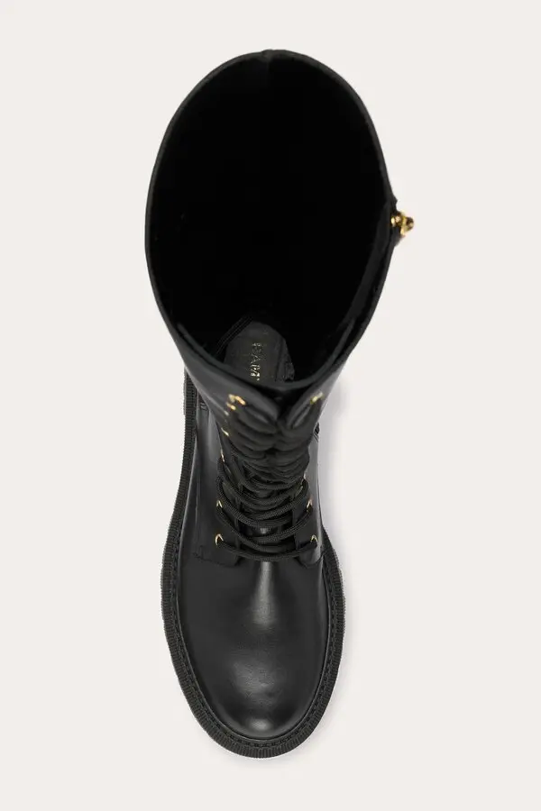 Ramy Brook Valentina Buckled Tall Combat Boot
