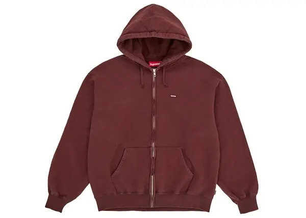 Supreme Small Box Zip Up Hooded Sweatshirt