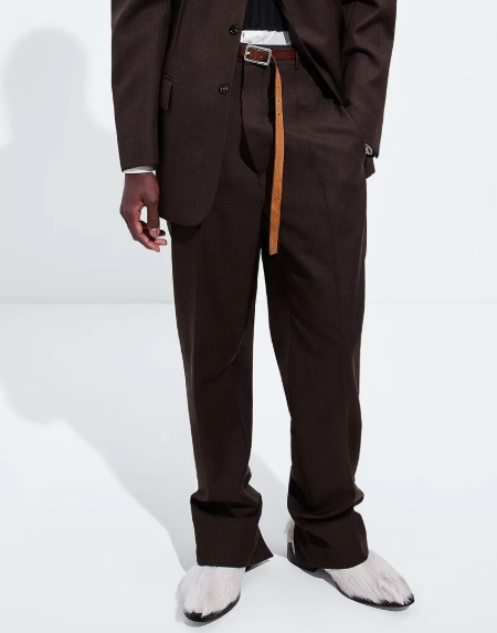 Bottega Veneta Wool And Mohair Toile Trousers