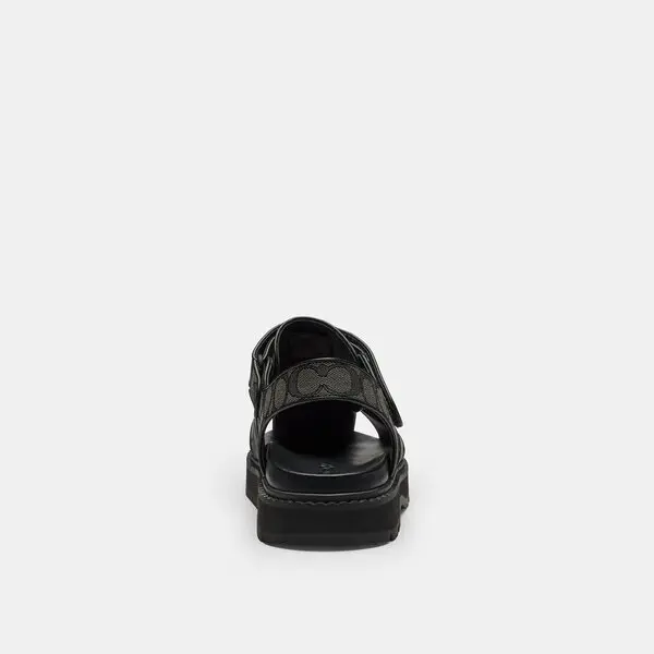 COACH OUTLET Fisherman Sandal In Signature Jacquard
