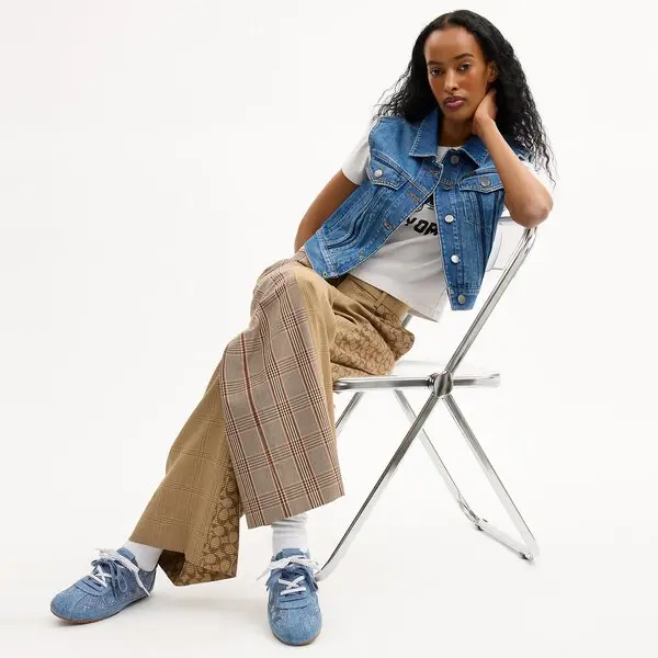 COACH OUTLET Coach Signature Denim Soft Sneaker
