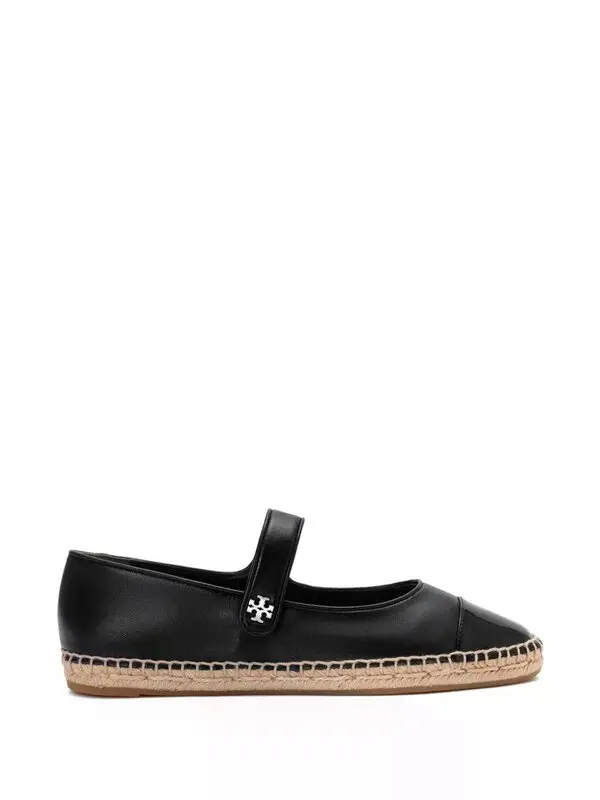 Tory Burch Cap-toe Marry Jane Leather Ballet Flats