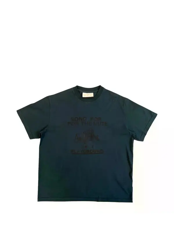 SONG FOR THE MUTE Recess Graphic-print T-shirt - Green