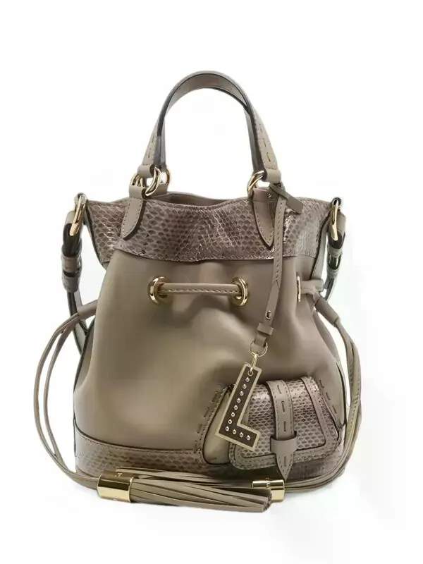 LANCEL Snakeskin-effect Bag - Neutrals