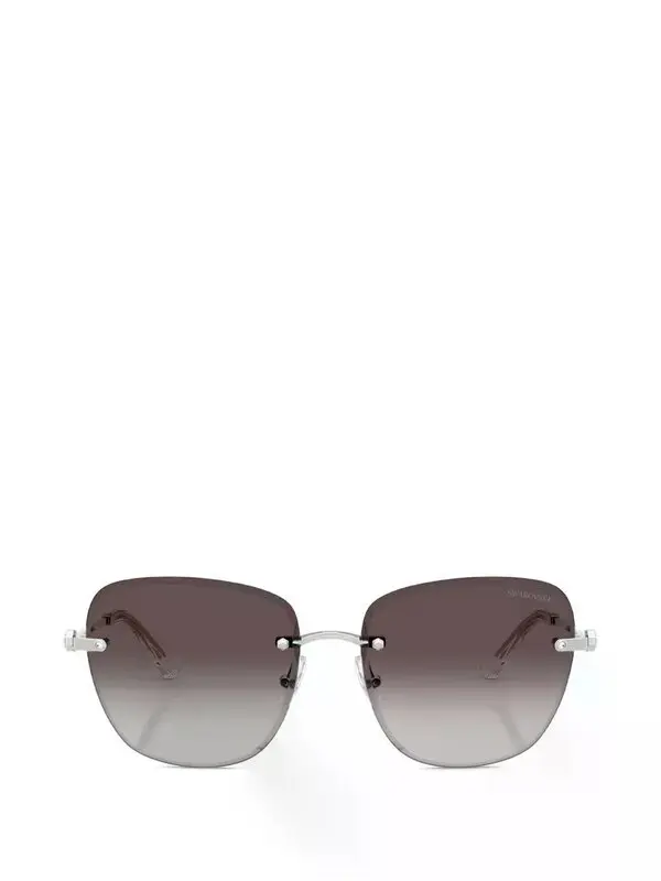 SWAROVSKI Rimless Geometric-frame Sunglasses