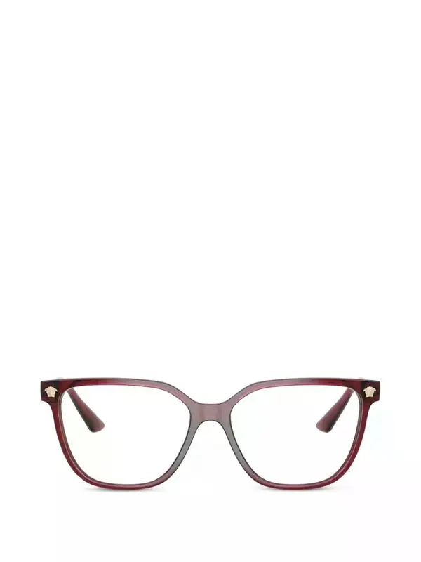 Versace Square-frame Glasses - Red