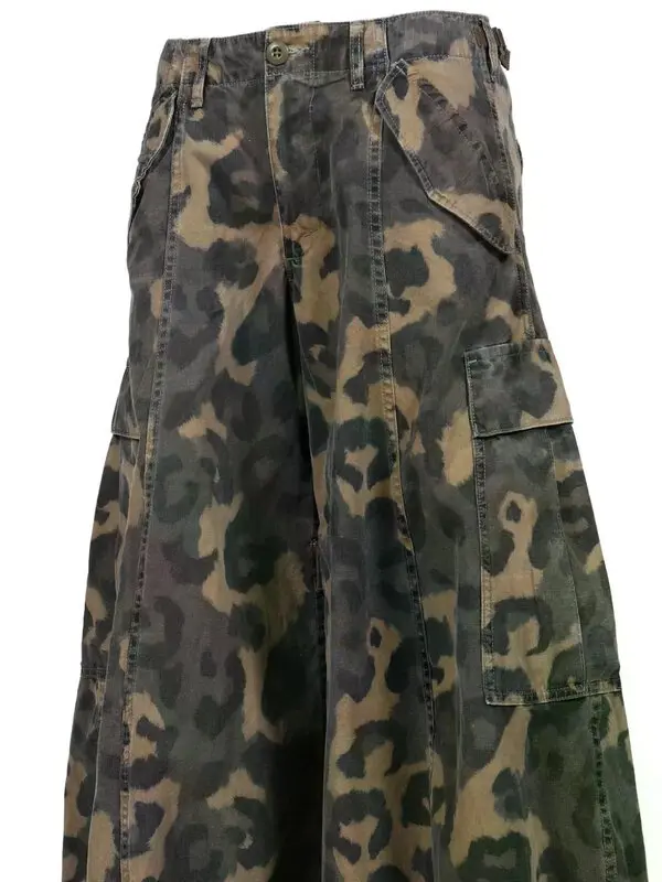 R13 Siouxsie Leopard-print Cargo Pants