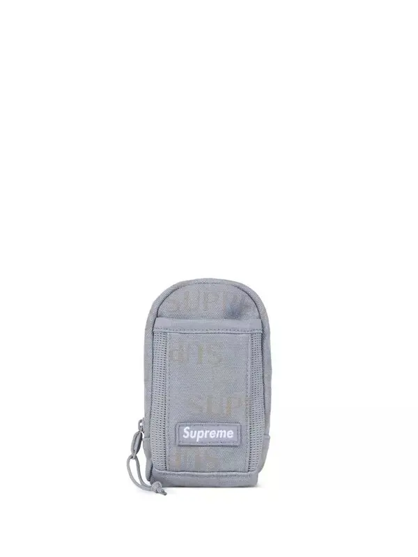 Supreme Logo-print Zip-around Neck Pouch
