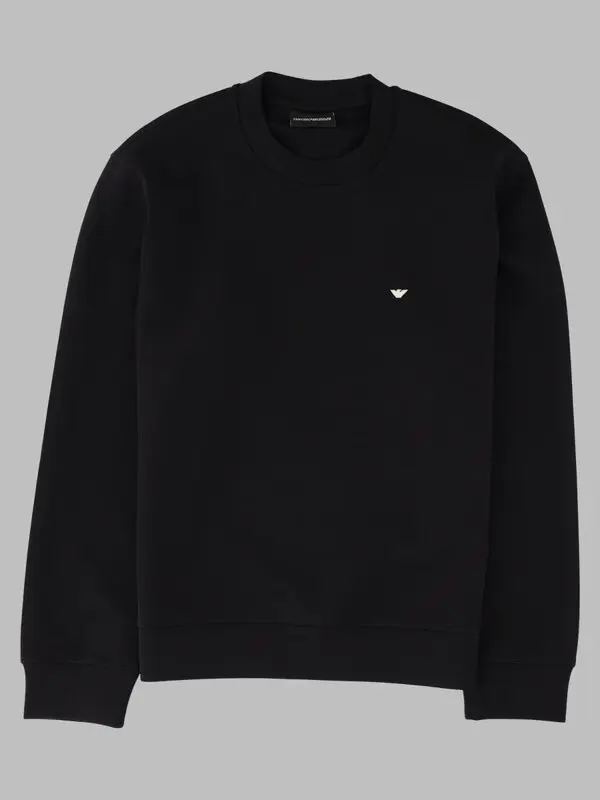 Emporio Armani S Crewneck Sweatshirt - Black