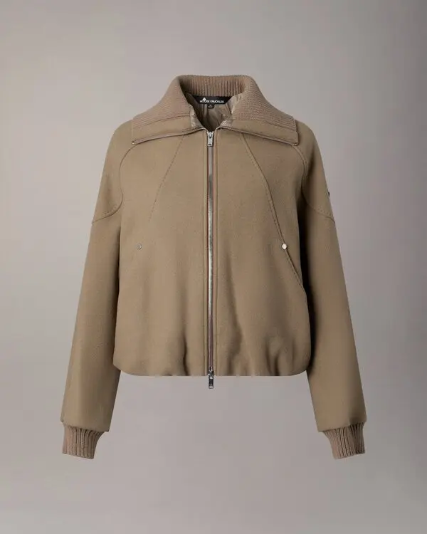 Moose Knuckles 3-in-1 Wool Bomber Jacket