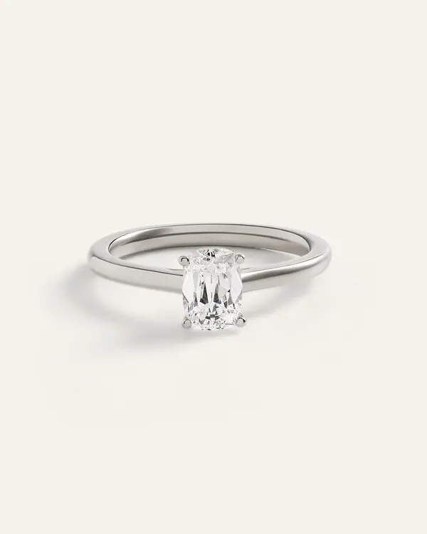 Quince Lab Grown Diamond Trellis Cathedral Engagement Ring 1ct - Platinum