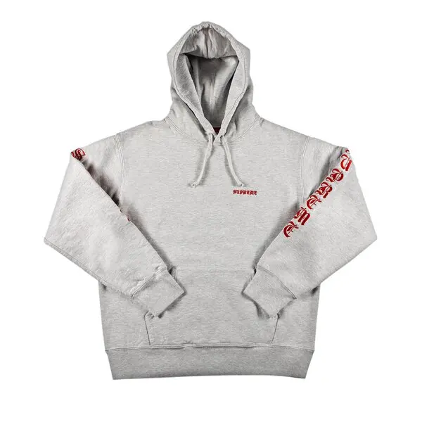 Supreme Peace Hooded Sweatshirt 'ash