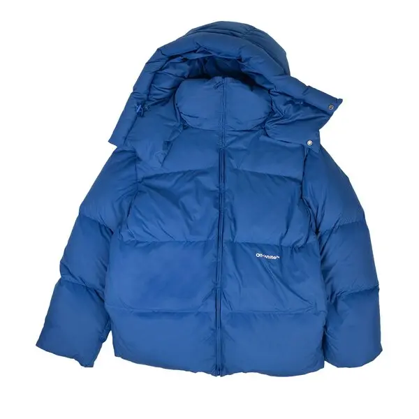 Off-White Peacock Bounce Hooded Coat