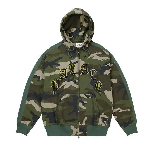 PALACE Legacy Zip Hood Woodland Camo
