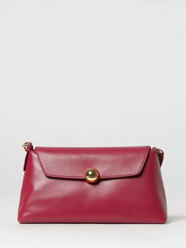 Furla Sfera Small Smooth Leather Handbag With Removable Strap - Red