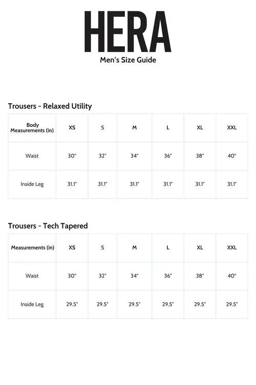 HERA Tech Tapered Cargo Trousers