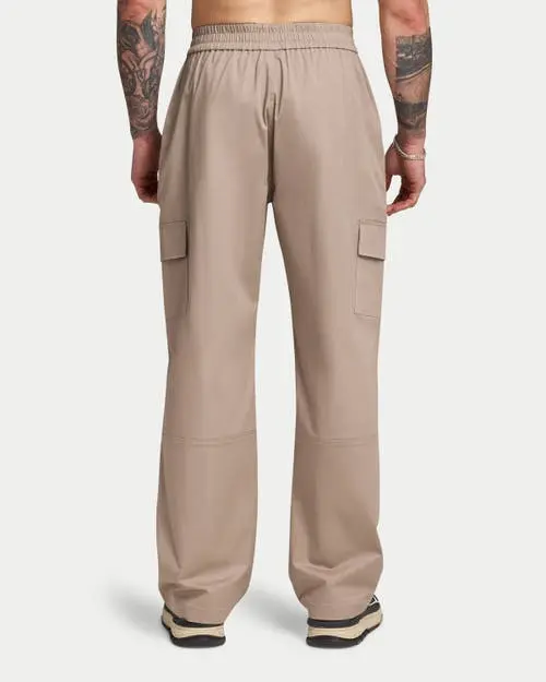 HERA Utility Relaxed Fit Cargo Trousers - Stone