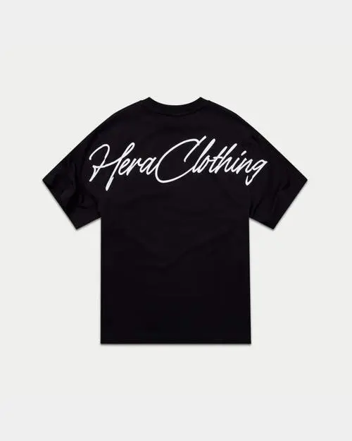 HERA Script Short Sleeve Oversized T-shirt