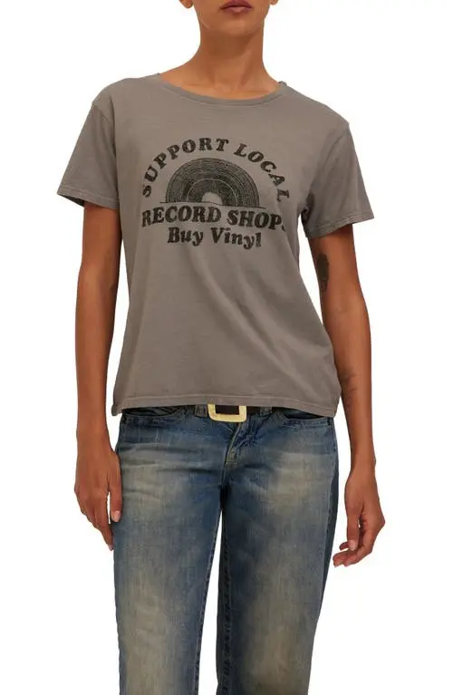 PROJECT SOCIAL T Support Local Cotton Graphic T-shirt - Slate