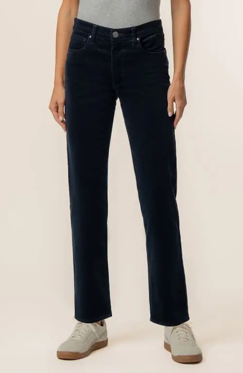 Kut From The Kloth Quinn Slim Straight Leg Corduroy Pants - Navy