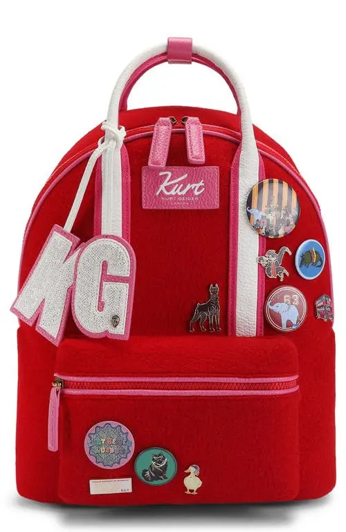 Kurt Geiger Wool Backpack - Red