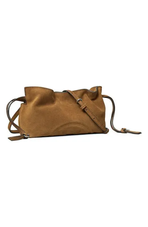 Tory Burch Ella Suede Drawstring Pouch